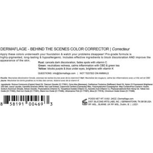 Makeup | Dermaflage Color Corrector Palette 5 Colors With Brush Makeup ...